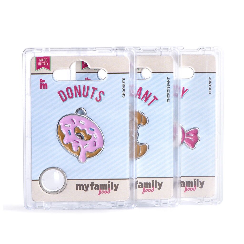 My Family Food Collection Donuts ID Tag Dog & Cat Collar Accessory
