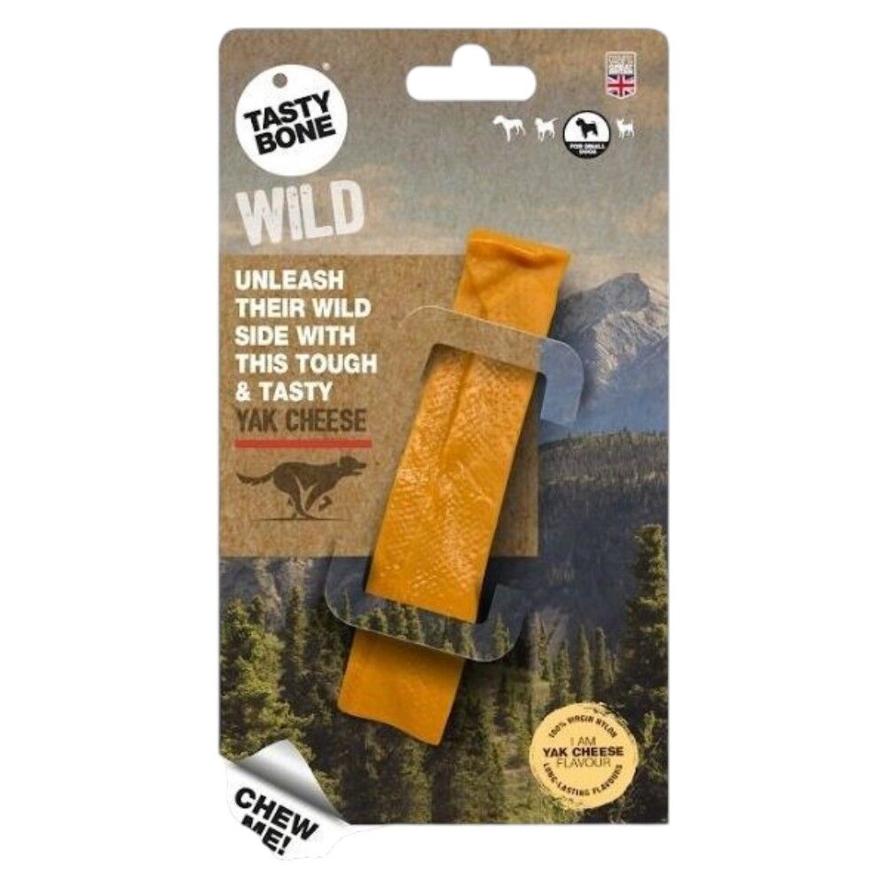 Tasty Bone Wild Yak Cheese Bar Natural Nylon Pet Dog Chew Toy