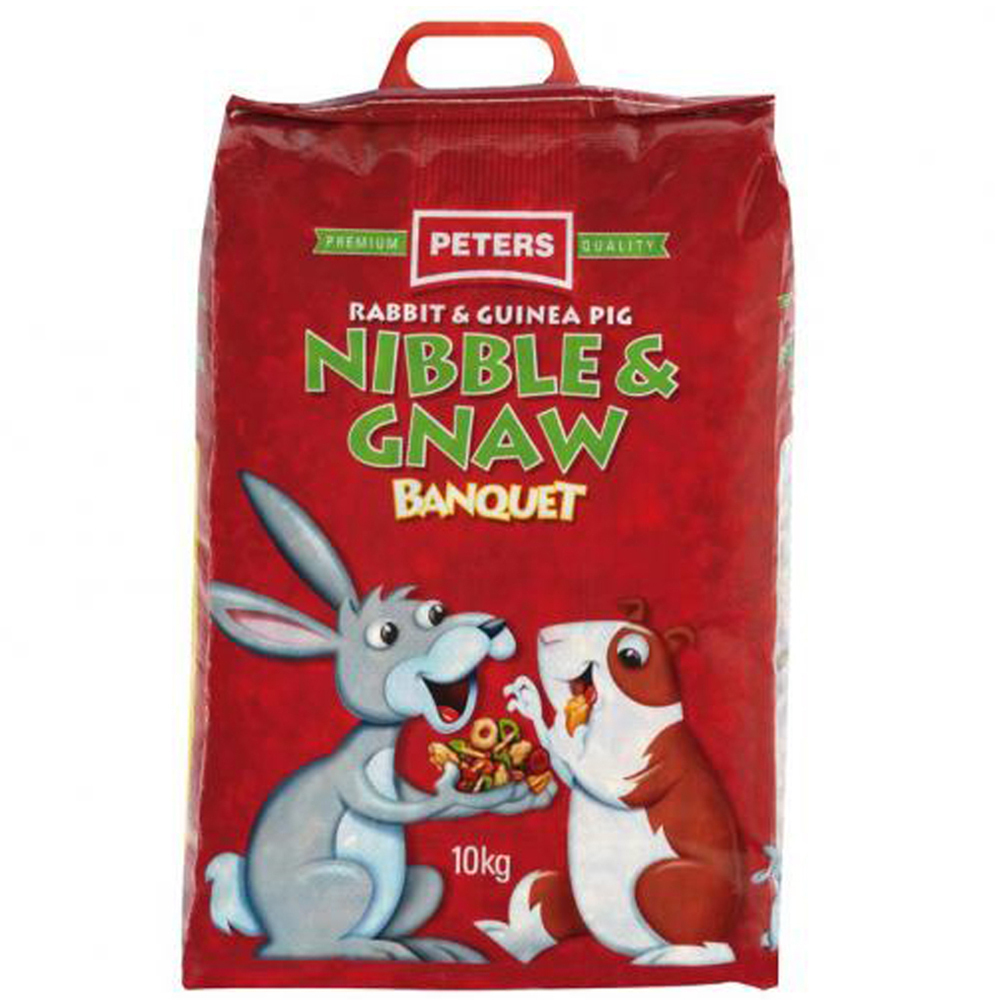 Peters Rabbit & Guinea Pig Nibble & Gnaw Banquet Feed 10kg