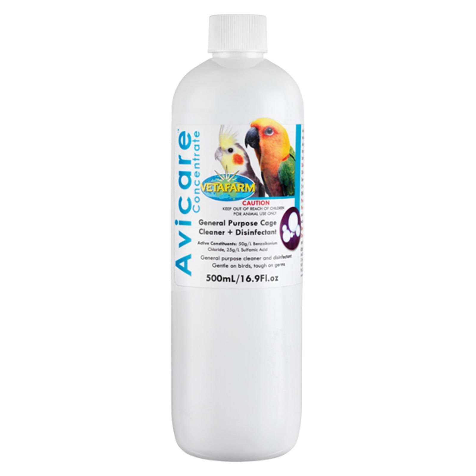 Vetafarm Avicare Concentrate Bird Cage Cleaner & Disinfectant - 3 Sizes
