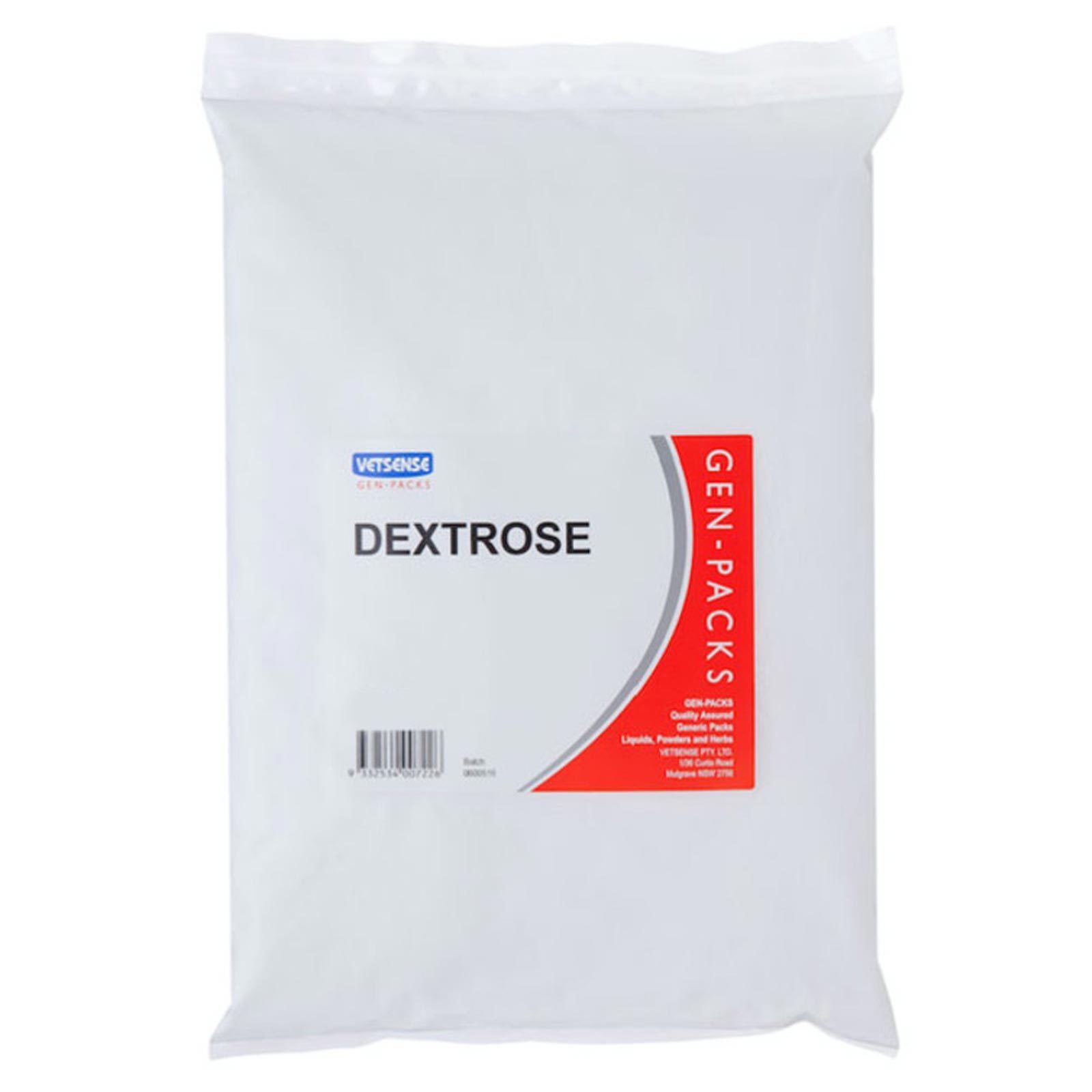 Gen Pack Dextrose Animal Feed Supplement - 3 Sizes - Vetsense