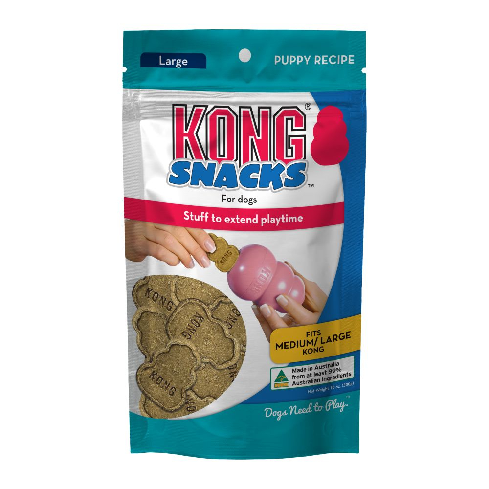 KONG Dog Stuff'n Puppy Snacks Tasty Chew Puppy Recipe - 2 Sizes - Kong