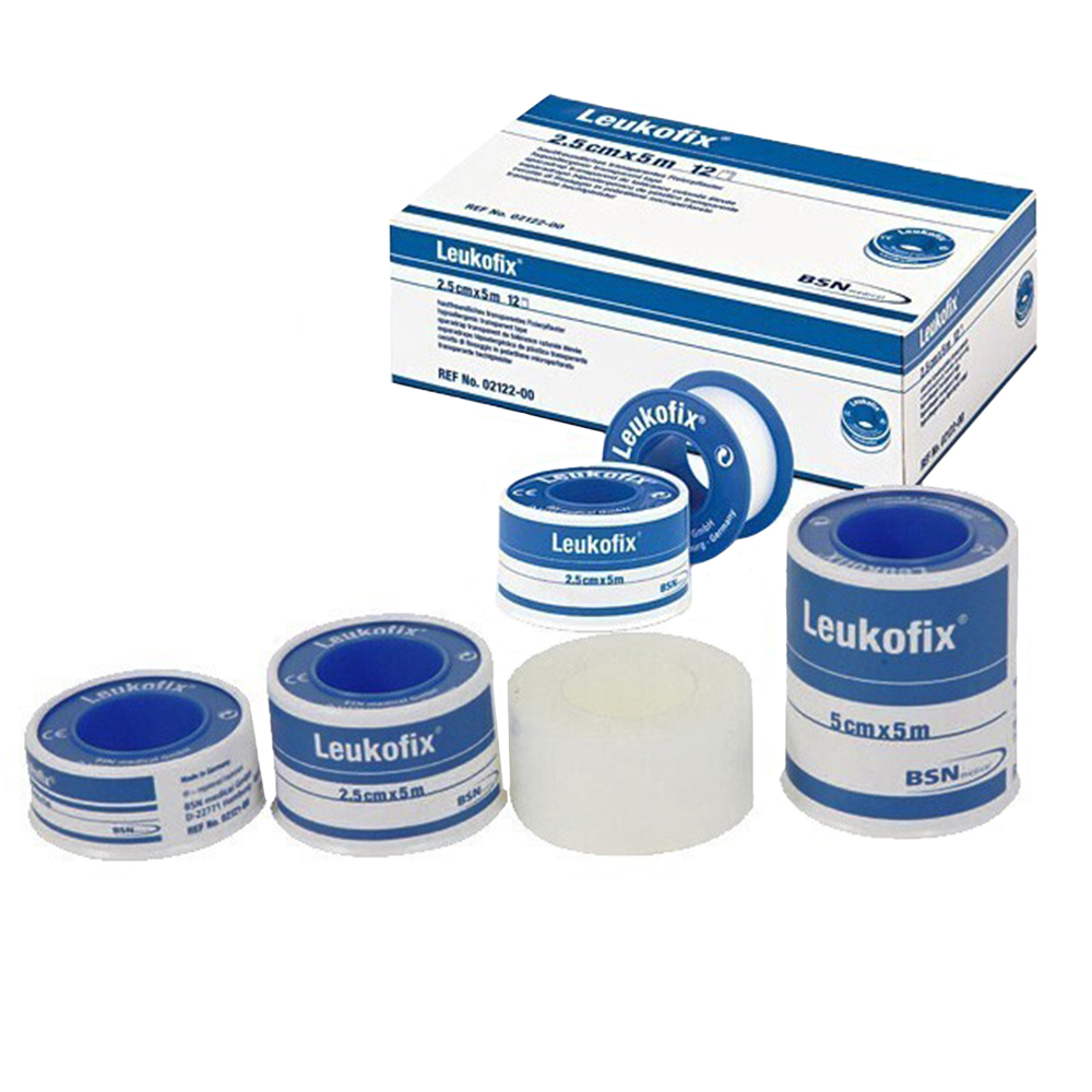 Leukofix Hypoallergenic Polyacrylate Adhesive Tape - 3 Sizes - BSN Medical
