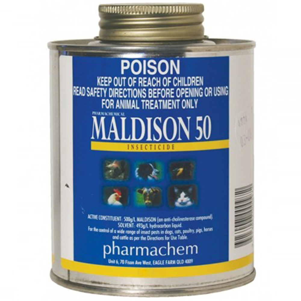 Pharmachem Maldison Animal Insecticide Solution - 2 Sizes