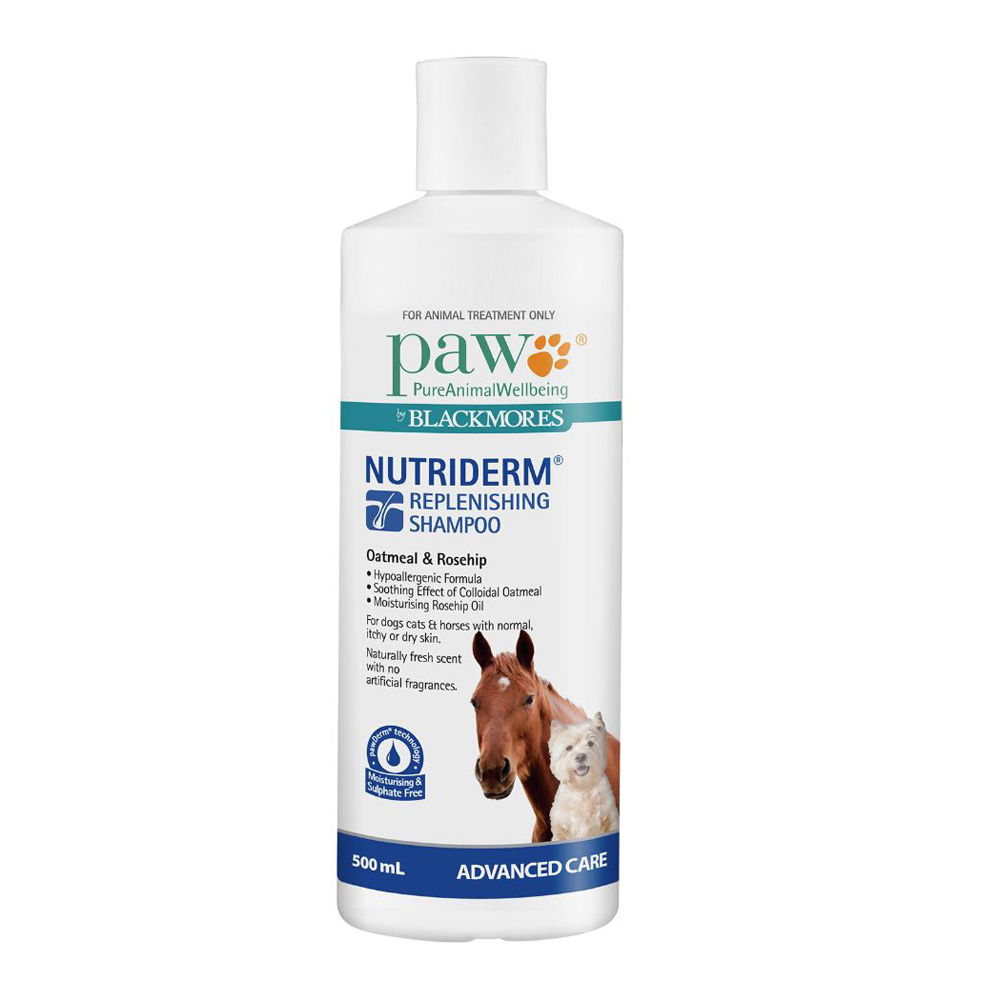 Paw Nutriderm Dogs & Cats Moisturising Shampoo - 2 Sizes