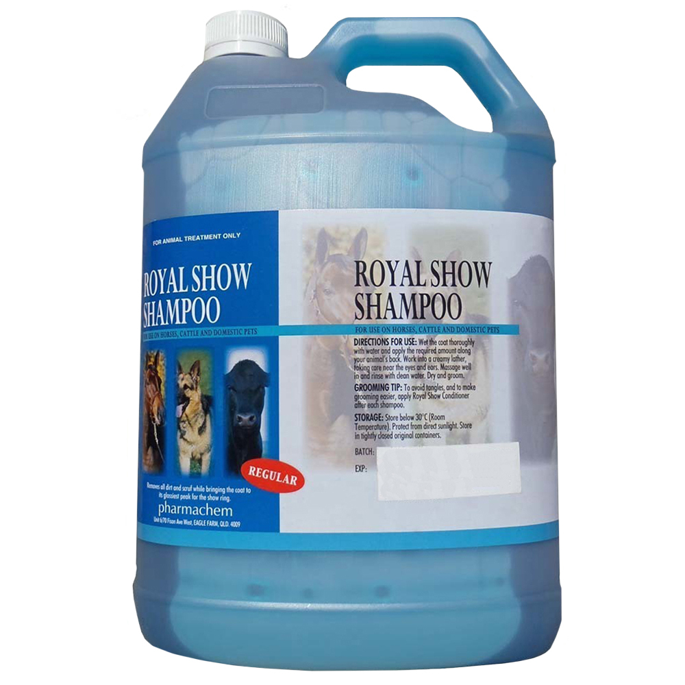 Pharmachem Royal Show Dogs Cattle & Horses Regular Treatment Shampoo ...