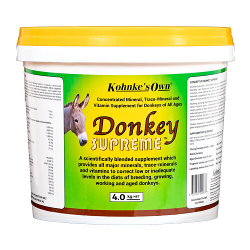 Kohnkes Own Donkey Supreme Concentrated Mineral Trace Supplement - 3 Sizes