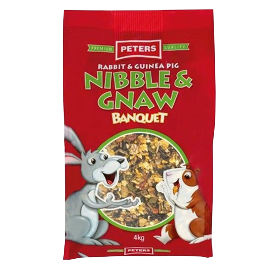 Peters Rabbit & Guinea Pig Nibble & Gnaw Banquet Feed - 3 Sizes
