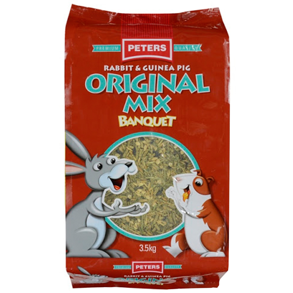 Peters Rabbit & Guinea Pig Original Mix Banquet Feed - 2 Sizes