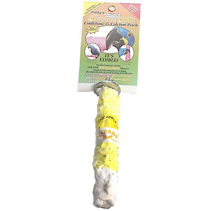 Pollys Pet Cuttlebone/Calcium Bird Perch - 2 Sizes