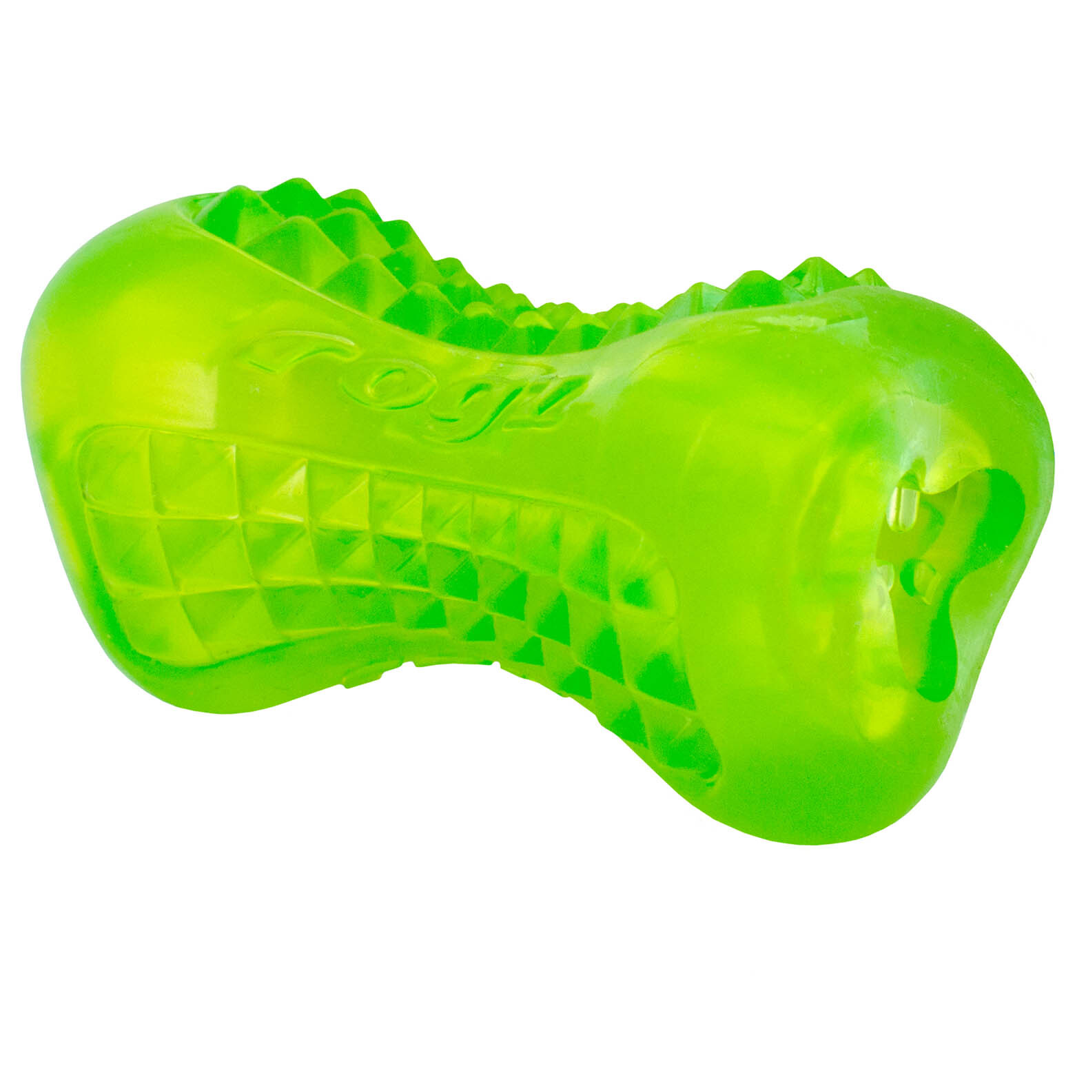 Rogz Yumz Treat Dispensing Dog Chew Toy Lime - 3 Sizes
