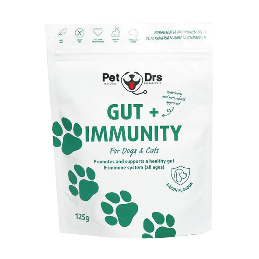 Pet Drs Gut + Immunity Gut & Immune System Support for Dogs & Cats - 2 ...