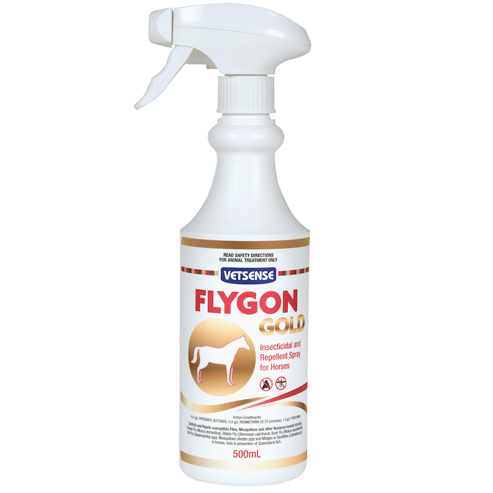Vetsense Flygon Gold Insect Repellent Spray for Horses - 2 Sizes