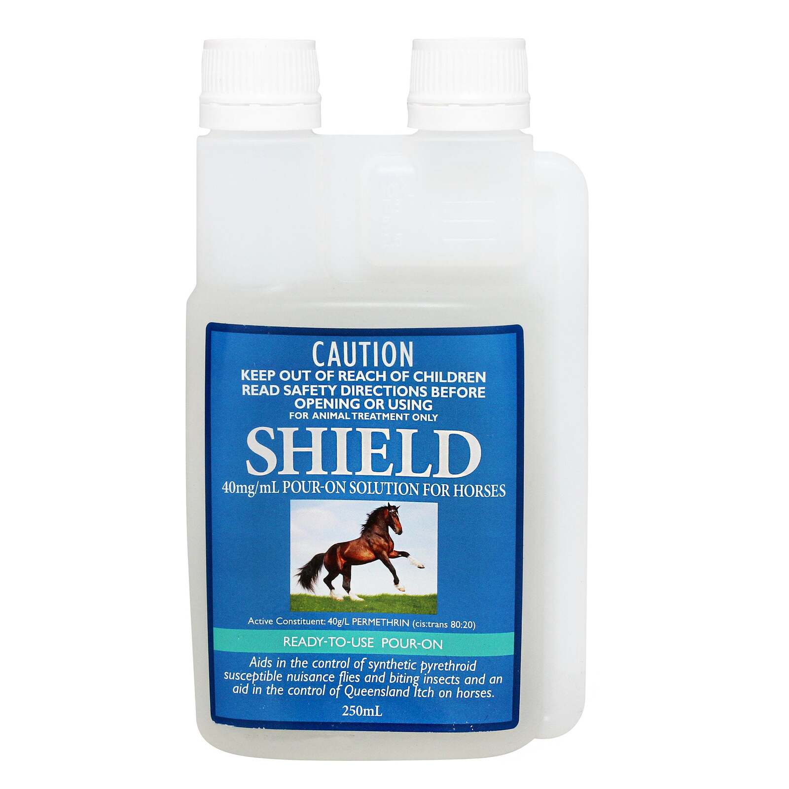 Pharmachem Shield Ready-to-Use Pour-On Fly Control Solution for Horses ...