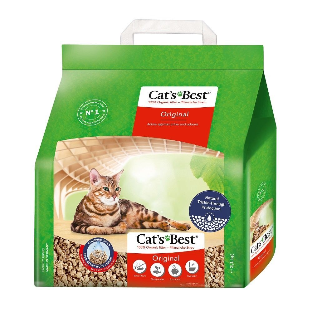 Cats Best Original Odour Control Clumping Cat Litter - 4 Sizes
