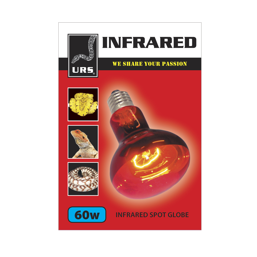 URS Infrared Spot Heat Globe Reptile Heat Source 60w