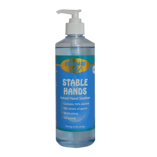 Equinade Stable Hands Instant Hand Sanitiser Gel 500ml